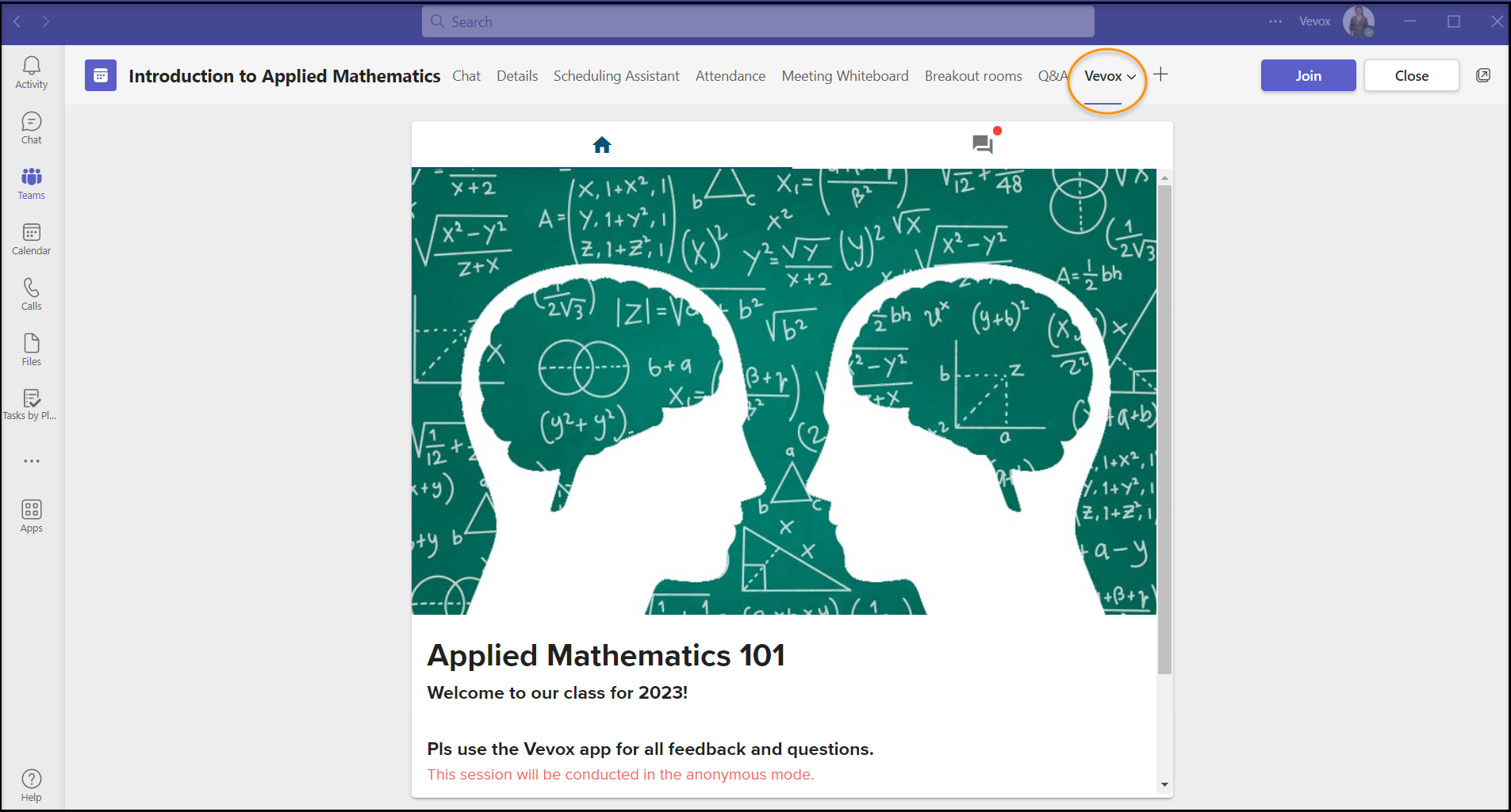 Using Vevox with Microsoft Teams - for Meetings & Video calls – Vevox helpsite