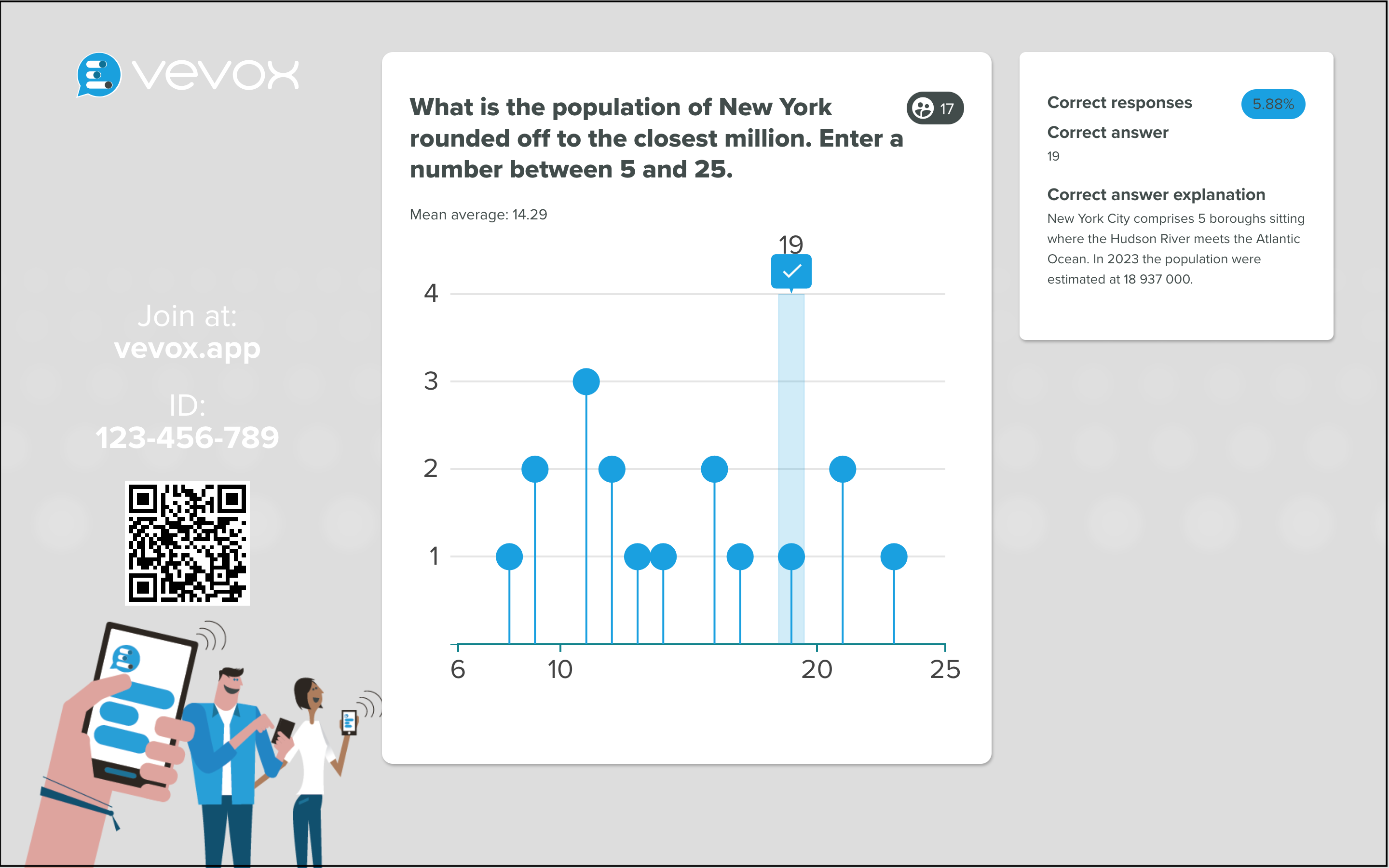 Numeric polls – Vevox helpsite