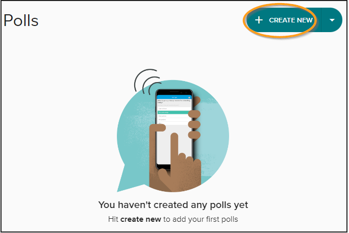 Create a basic poll – Vevox helpsite