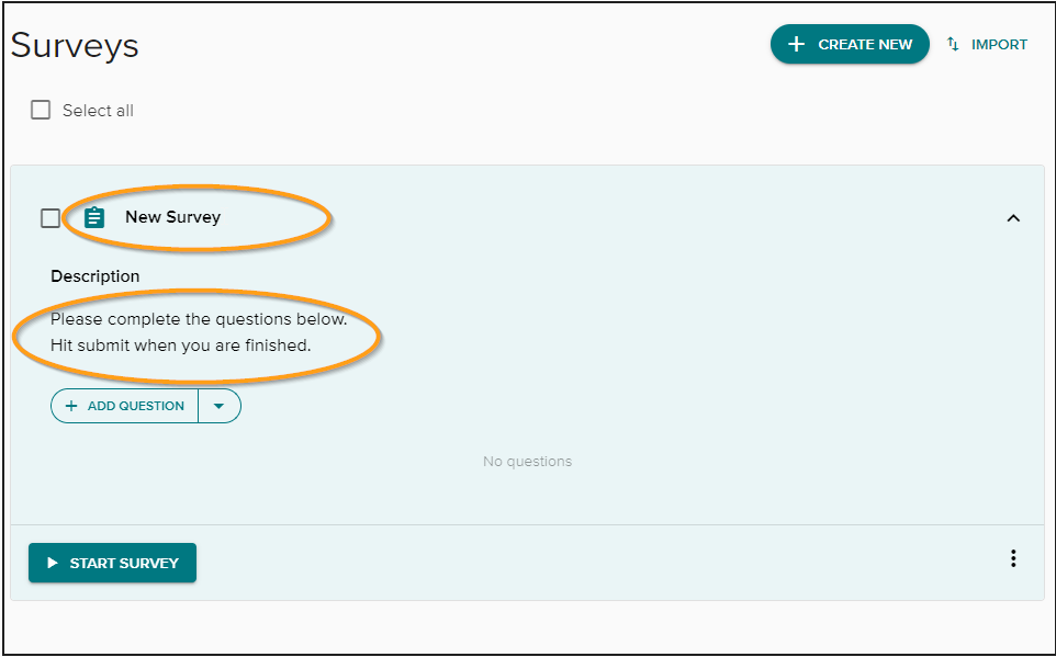 Create a survey – Vevox helpsite