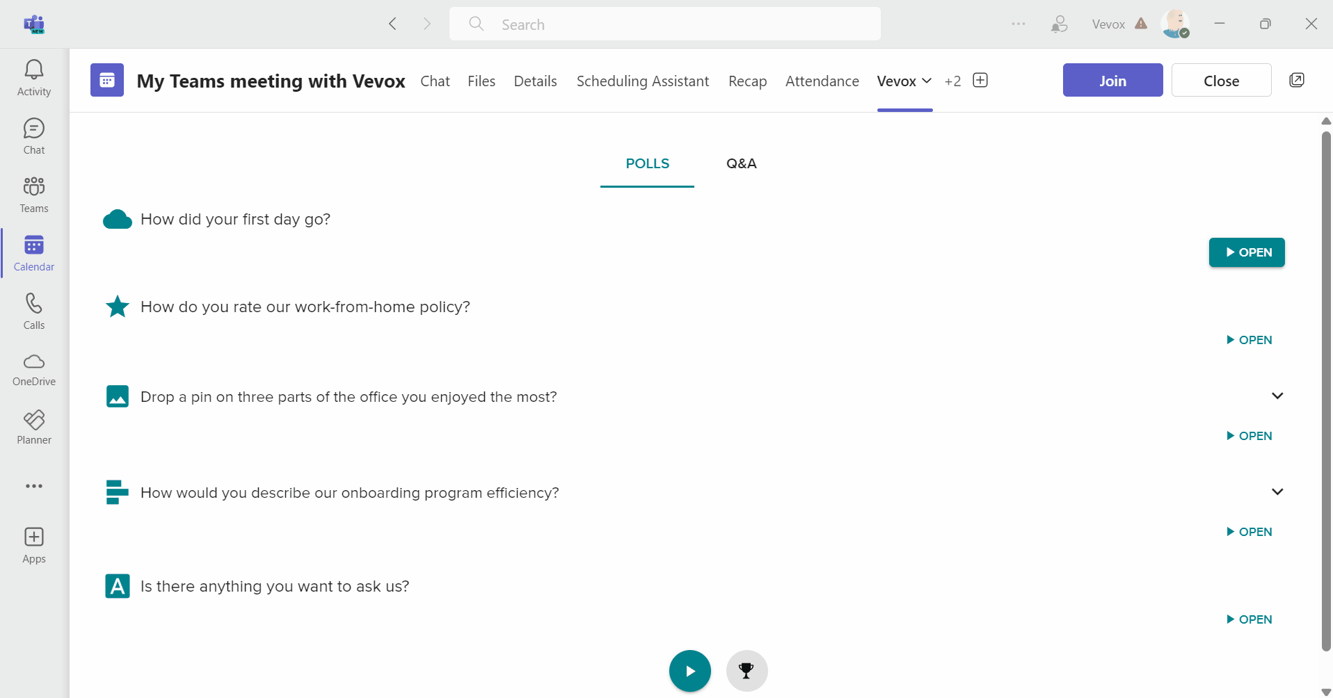 Using the authentication code for MS Teams – Vevox helpsite