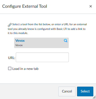 Canvas LTI 1.3 - Configuring Vevox sessions – Vevox helpsite