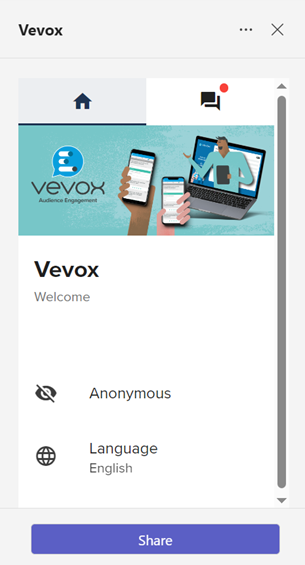Screen sharing in Teams – Vevox helpsite