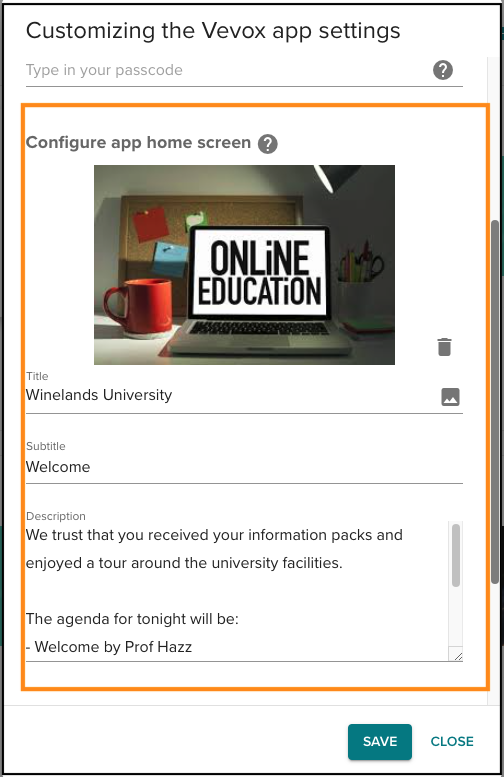 Customizing the look and feel of Vevox – Vevox