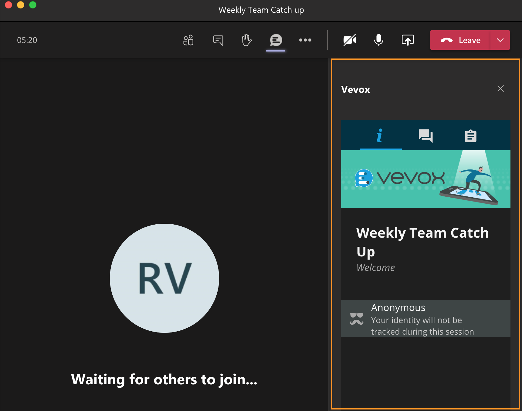Using Vevox with Microsoft Teams - for Meetings & Video calls – Vevox
