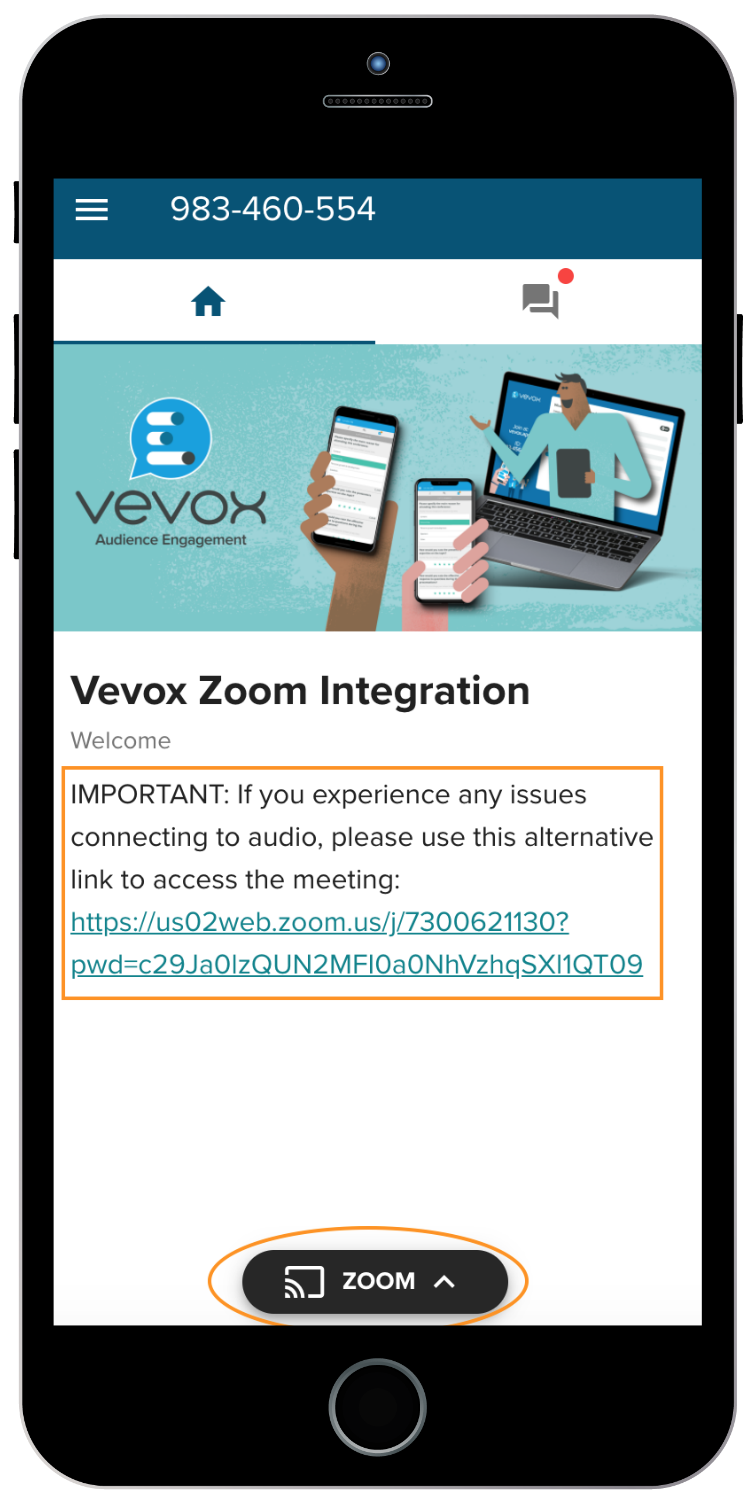 Vevox & Zoom integration – Vevox helpsite