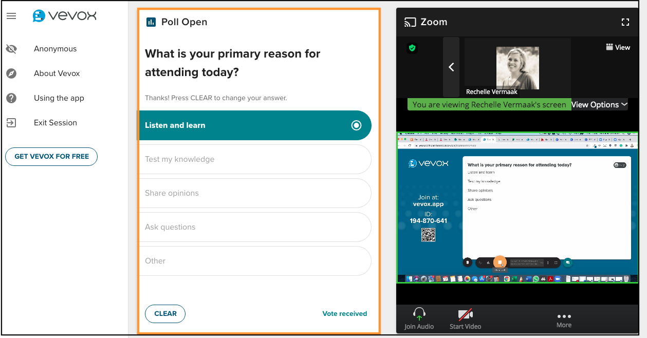 Vevox & Zoom integration – Vevox helpsite