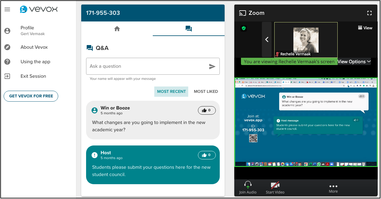 Vevox & Zoom integration – Vevox helpsite