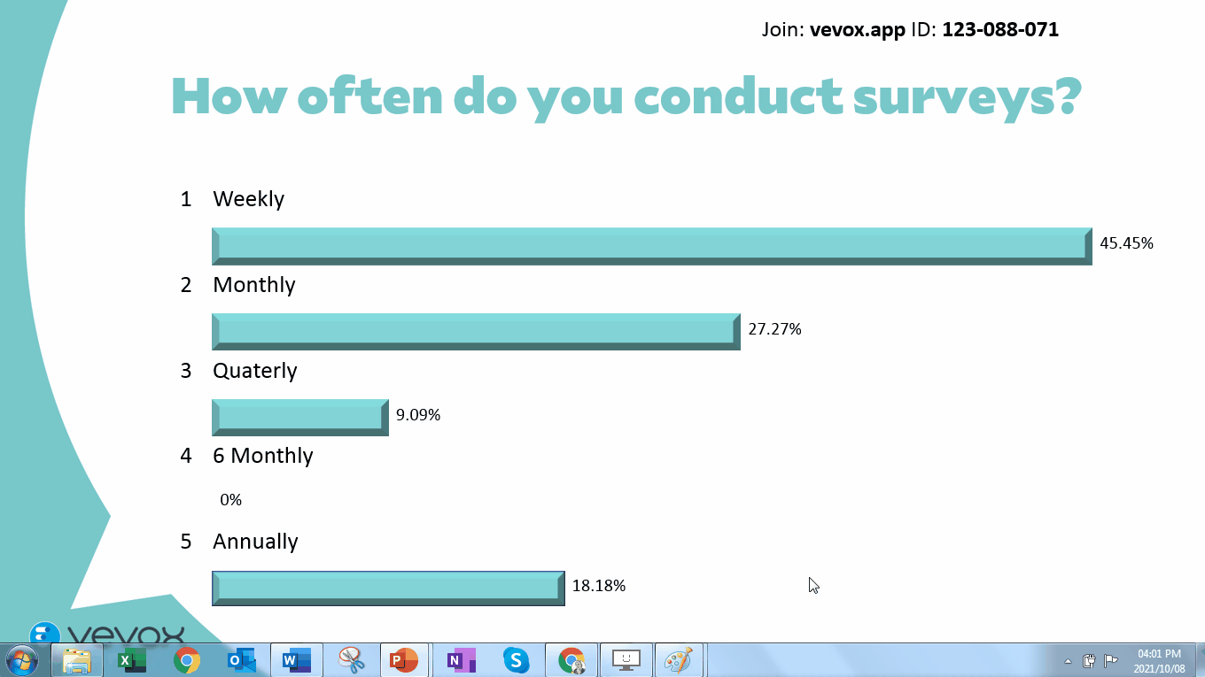 Present your polls with PowerPoint Add-in – Vevox helpsite