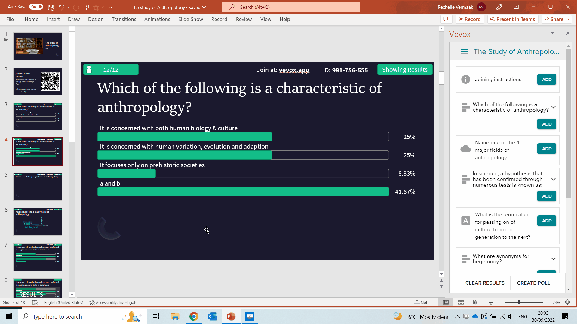 Present your polls with PowerPoint Add-in – Vevox helpsite