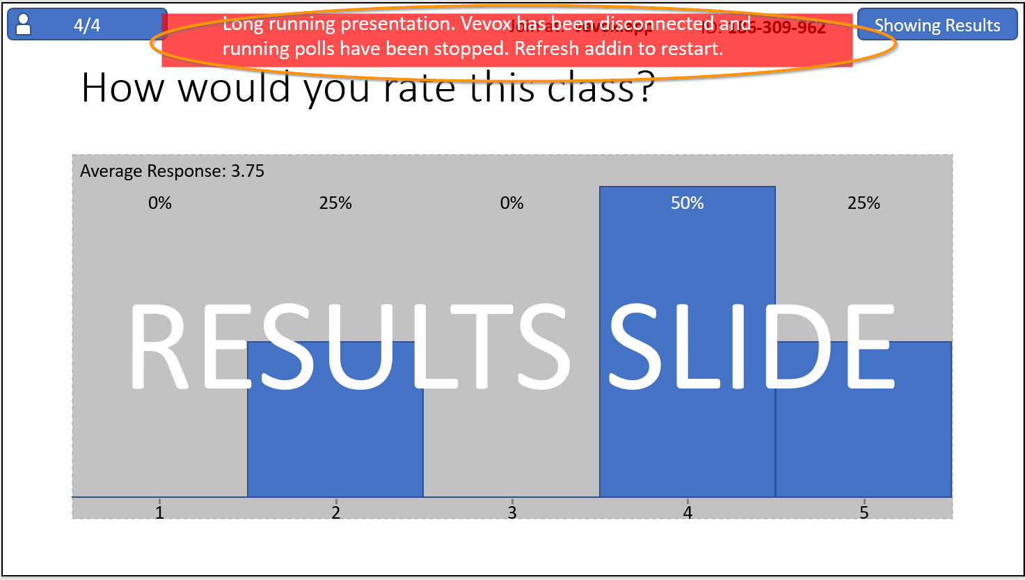 Logging into the PowerPoint Add-in – Vevox helpsite