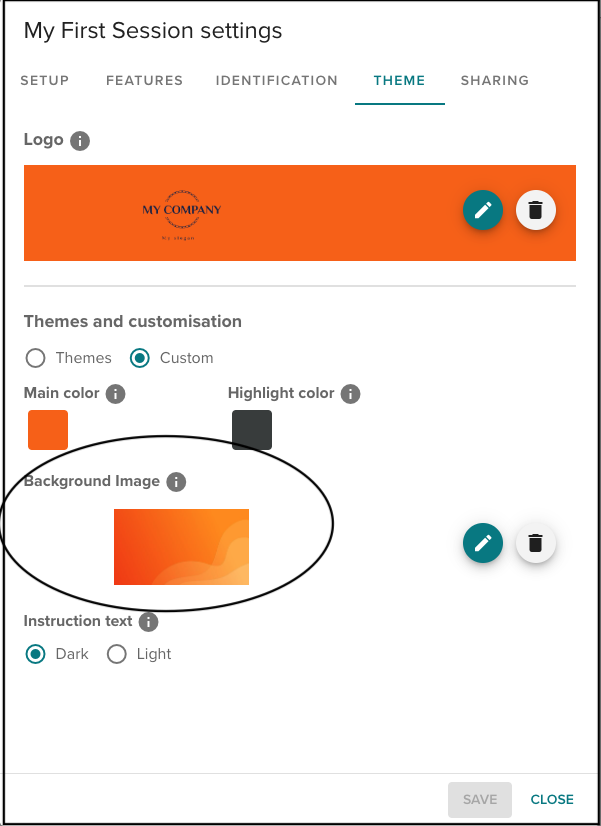 Customizing the look and feel of Vevox – Vevox helpsite
